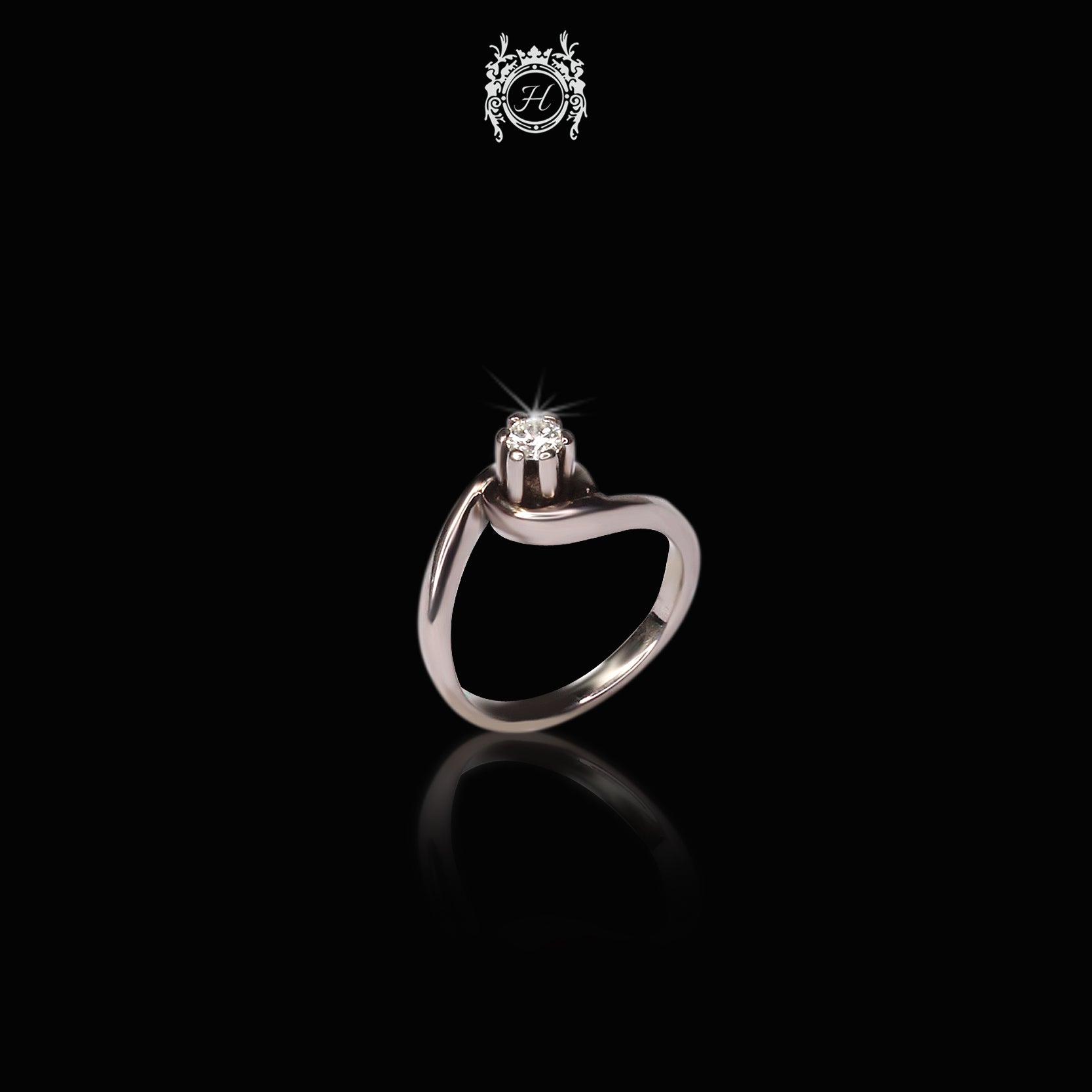 Twisted Solitaire Ring – Heritage